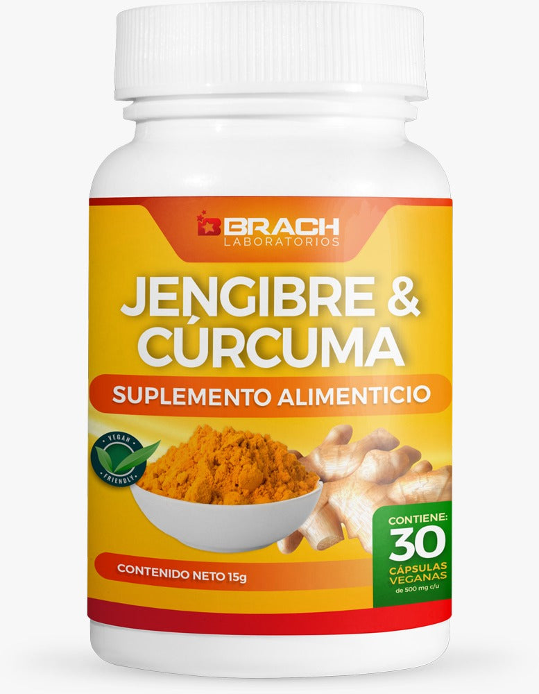 Jengibre y Cúrcuma | Suplemento Alimenticio– Brach Laboratorios