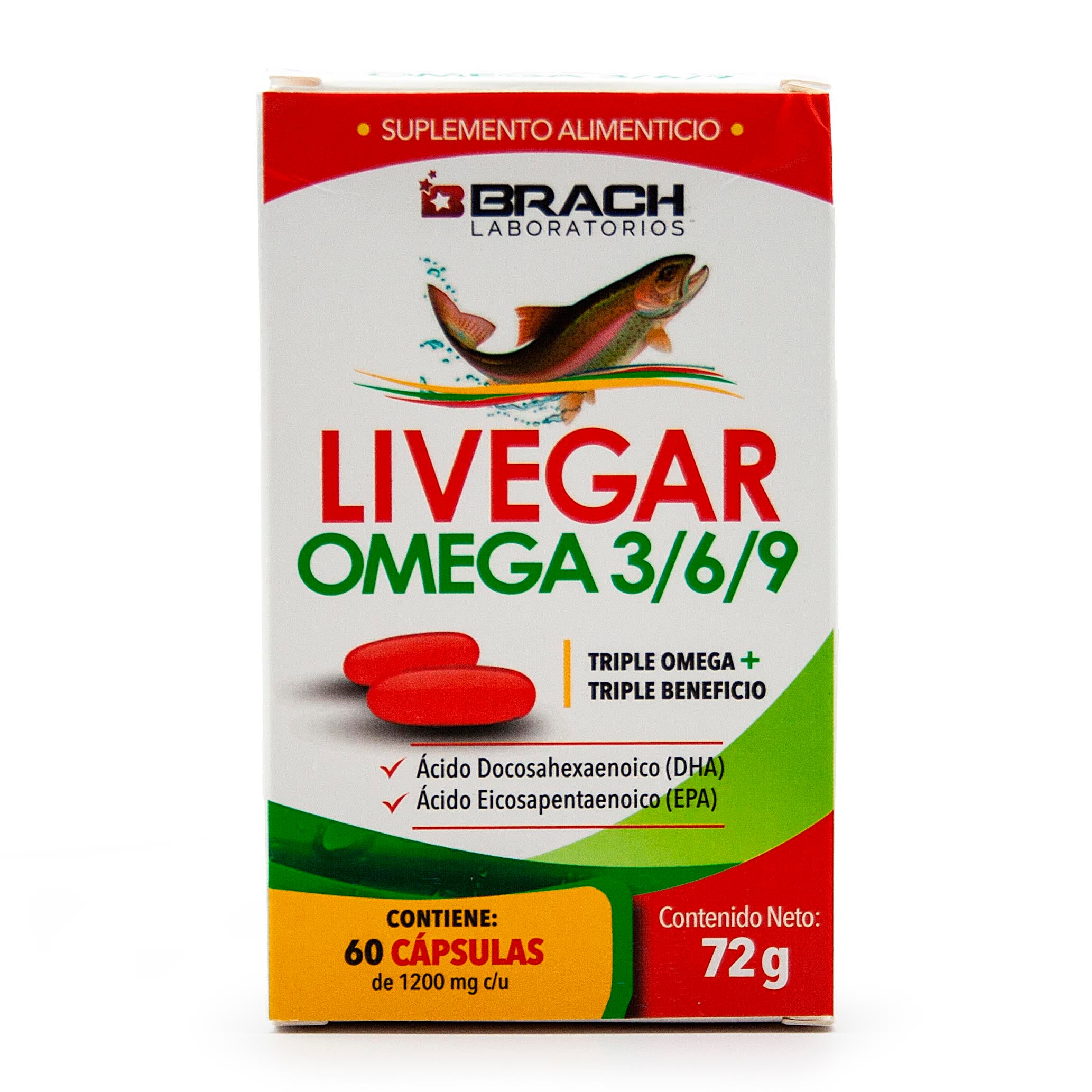 Livegar | Omega 3 | 6 | 9– Brach Laboratorios